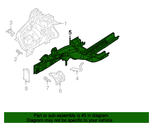 64601-D9500 - Rail Assembly 2020-2022 Kia Sportage | Kia.Parts Store