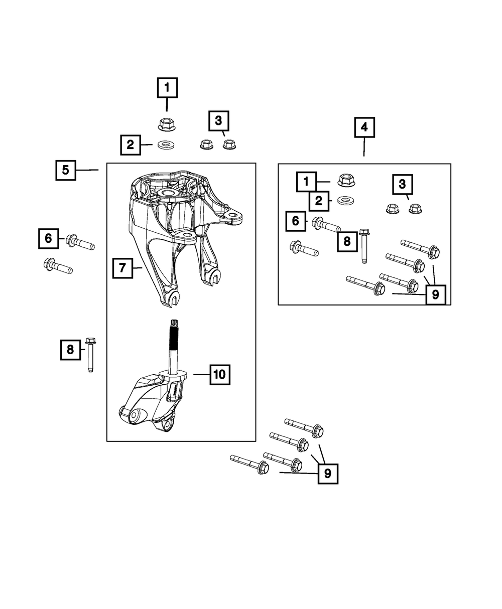 2015-2020 Ram Isolator Kit 68501447AA | Mopar eStore