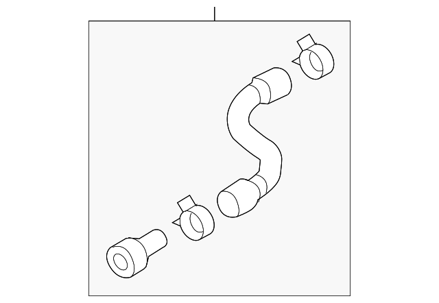 2012-2015 Volkswagen Passat Lower Hose 5C0-122-101-H | OEM Parts Online
