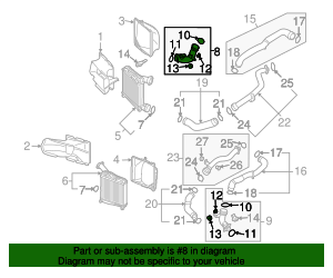 2006-2007 Volkswagen Touareg Pressure Tube 7L6-145-956-C | OEM Parts Online
