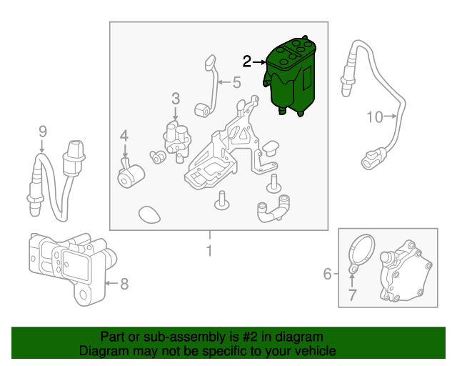LR027061 - Vapor Canister - 2012-2020 Land-Rover | Land Rover Parts Now