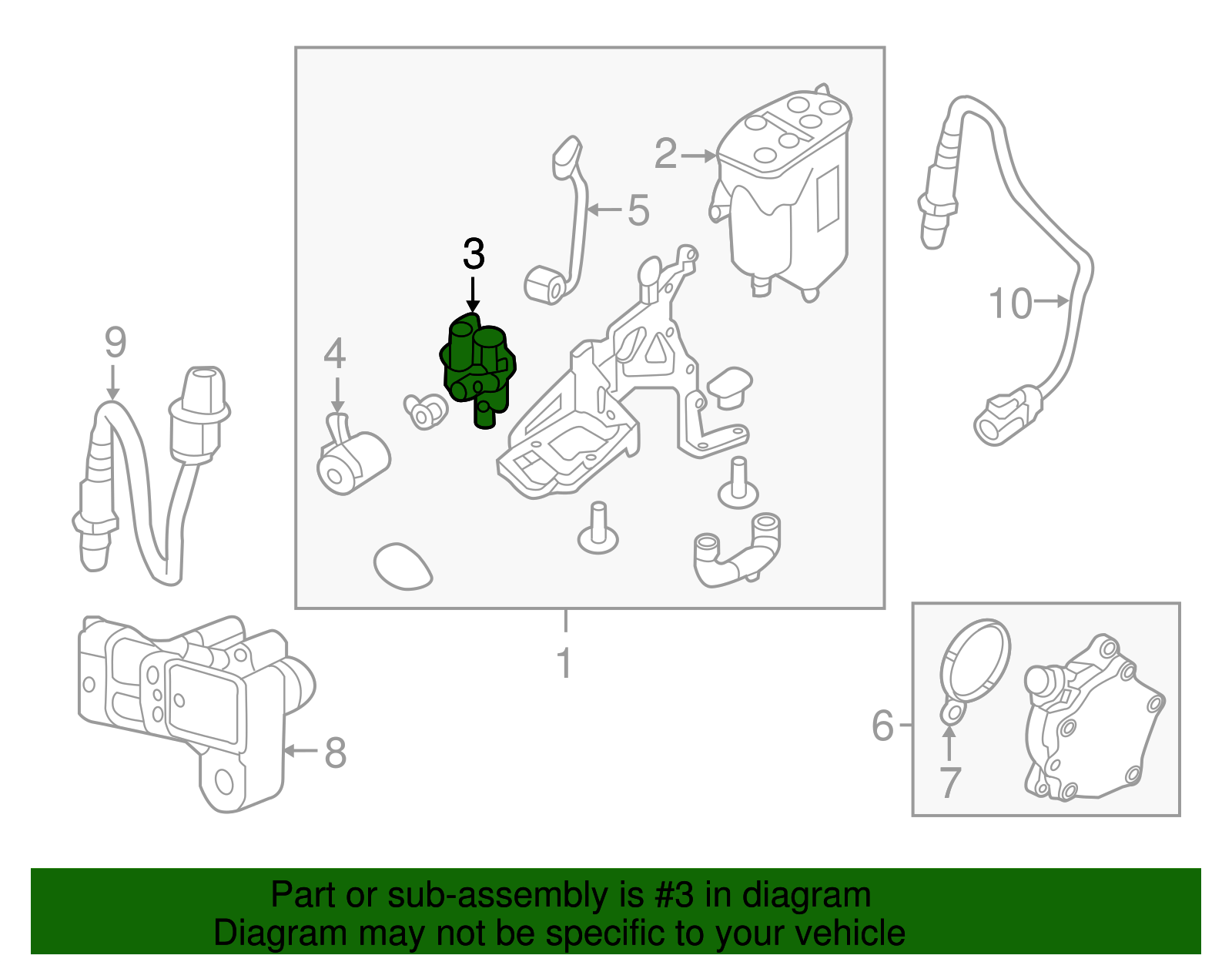 Genuine OEM Purge Control Valve Part# LR174757 Fits 2010-2025 Land ...