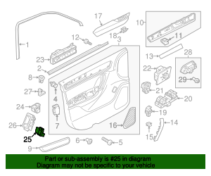 2011-2014 Volkswagen Touareg Lift Gate Switch 7P6-959-831 | VW Direct ...