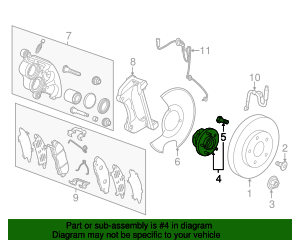 2019-2020 GM Hub Assembly 13536110 | TascaParts.com