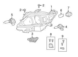 2010-2015 Lexus Repair Bracket 81193-48080 | OEM Parts Online