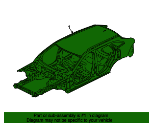 T4A8041 - Vehicle Body Shell 2017-2021 Jaguar F-Pace | AutoNation Parts