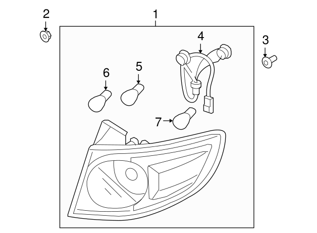 92480-0W050 - Tail Light Socket 2007-2012 Hyundai Santa Fe | AutoNation ...