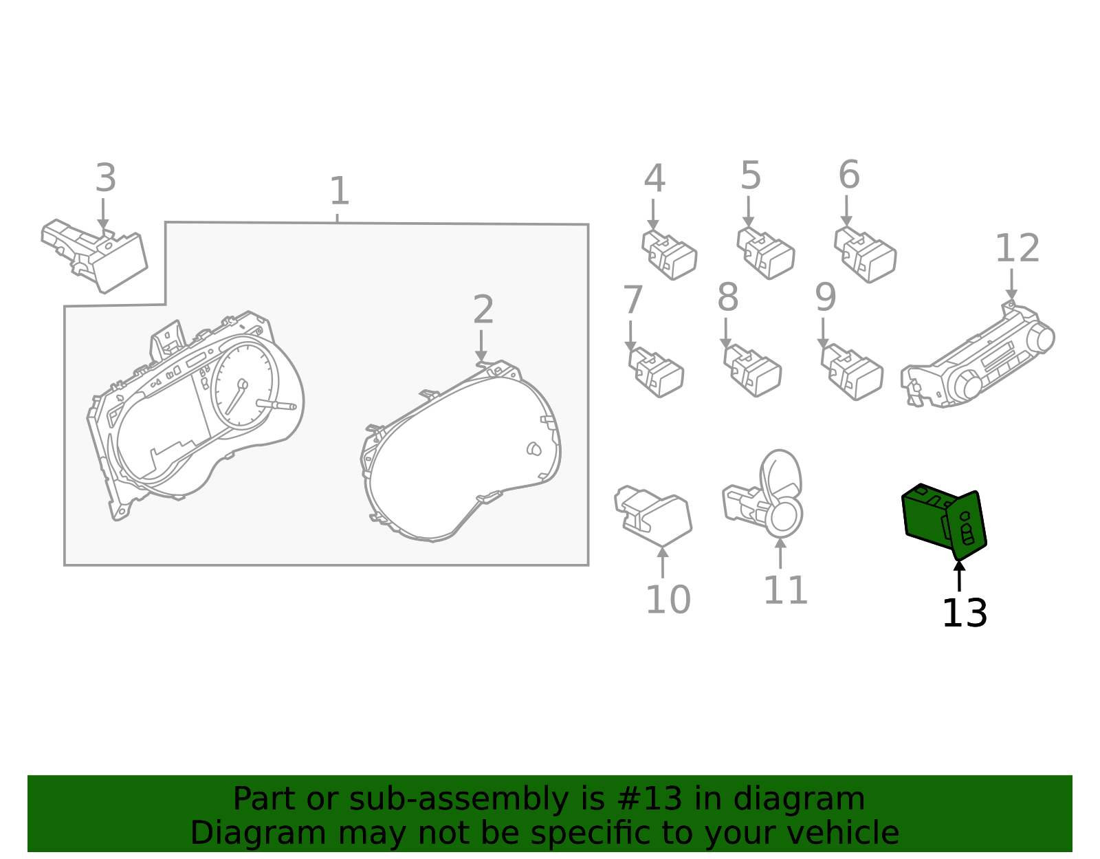 2020-2022 Nissan Control Module 284H3-7FH0B | Nissan Parts Central