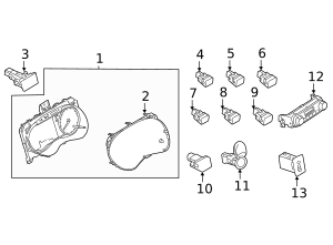 2023-2024 Nissan Versa USB Port 25331-7LA0A | Mossy Nissan Oceanside Parts