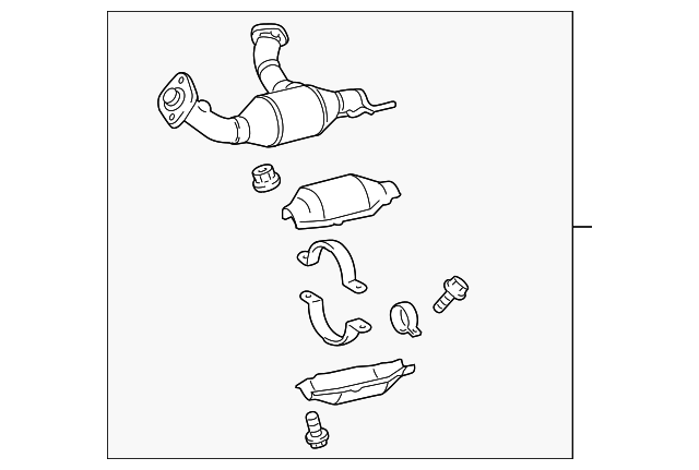 2020-2024 Toyota 4Runner Front Pipe 17450-31320 | Toyota Parts Center