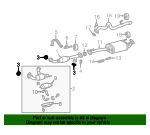 1993-2024 Toyota Gasket, Exhaust Pipe 9008043036 | Toyota Parts Center