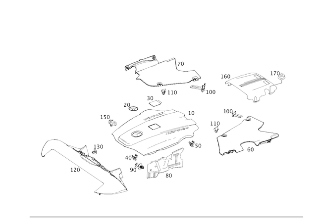 178-090-09-00 - Parts Kit, Clean Air Line 2018-2021 Mercedes-Benz ...