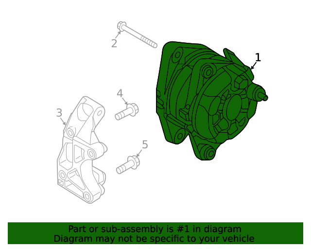 37300-3L001 - Alternator 2017-2024 Genesis | AutoNation Parts