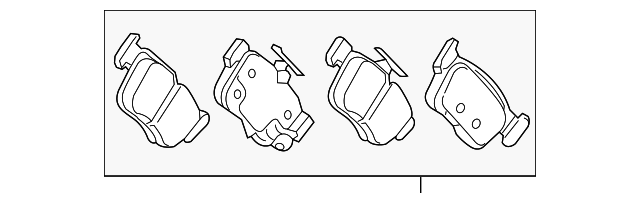 OEM 2016-2021 Honda Civic Brake Pads 43022-TBA-A03 | Honda Automotive Parts