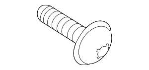 2011-2024 Porsche Ft Fender Liner Screw N-909-747-01 | Sunset Porsche Parts