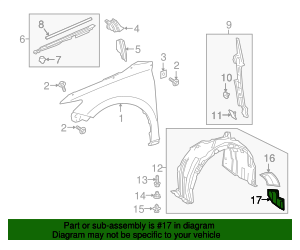 53886-06120 - Lower Shield - 2018-2023 Toyota Camry | OEM Parts Quick