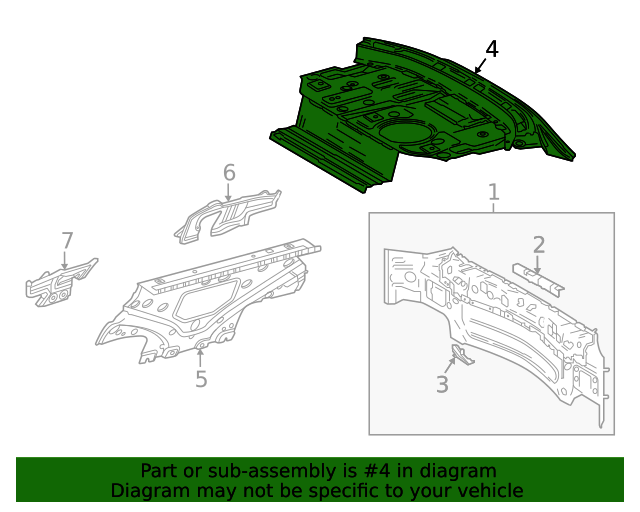 64101-62020 - Package Tray - 2021-2023 Toyota Mirai | OEM Genuine ...