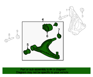 2010-2017 GM Lower Control Arm 84248221 | Paradise GM Parts