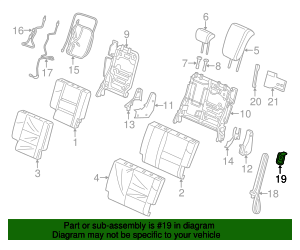 2011-2017 Honda Odyssey Seat Trim Panel 82262-TK8-A01ZB ...