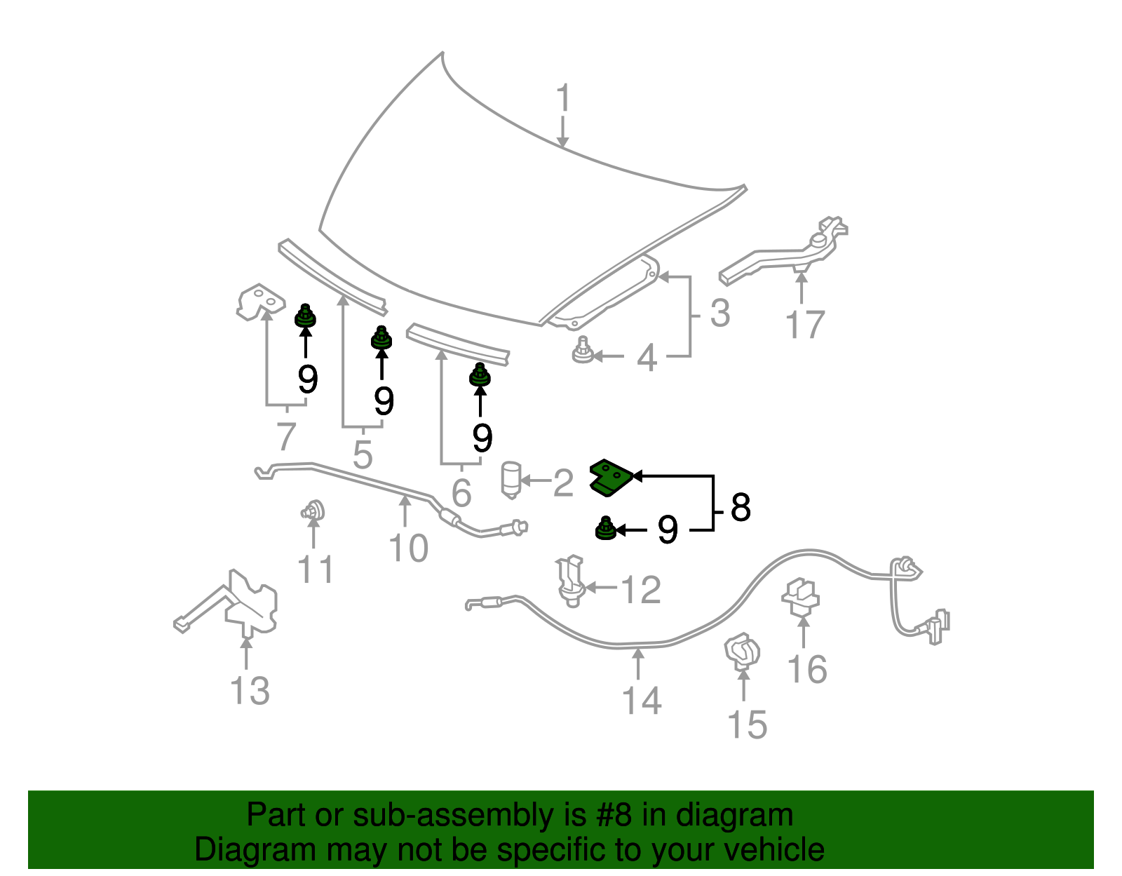 2006-2011 Honda Civic Front Seal 74121-SNA-A00 | Retail Performance ...