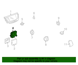84092755 - Human Machine Interface Control Module Bypass Module Bracket ...