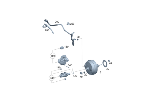 Brake Booster for 2024 Mercedes-Benz E350 | Mercedes-Benz USA Parts