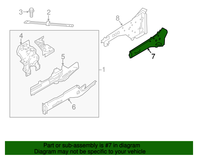 2013-2022 Land Rover Upper Rail LR111018 | OEM Parts Online