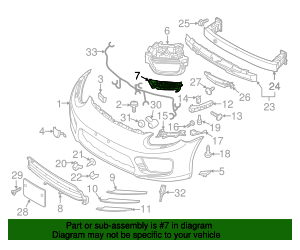 2014-2016 Porsche Panamera Outer Grille 970-505-572-00 | Porsche Marin