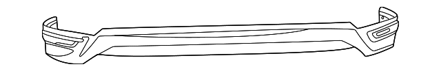 PZ321-35004 - Front Spoiler - 2020-2021 Toyota 4Runner | OEM Genuine ...