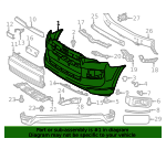 52119-35919 - Cover Front Bumper L P - 2021-2023 Toyota 4Runner | OEM ...