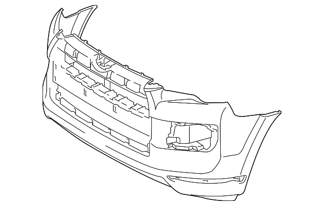 Genuine OEM Cover Front Bumper L P Part# 52119-35916 Fits OEM Genuine Parts