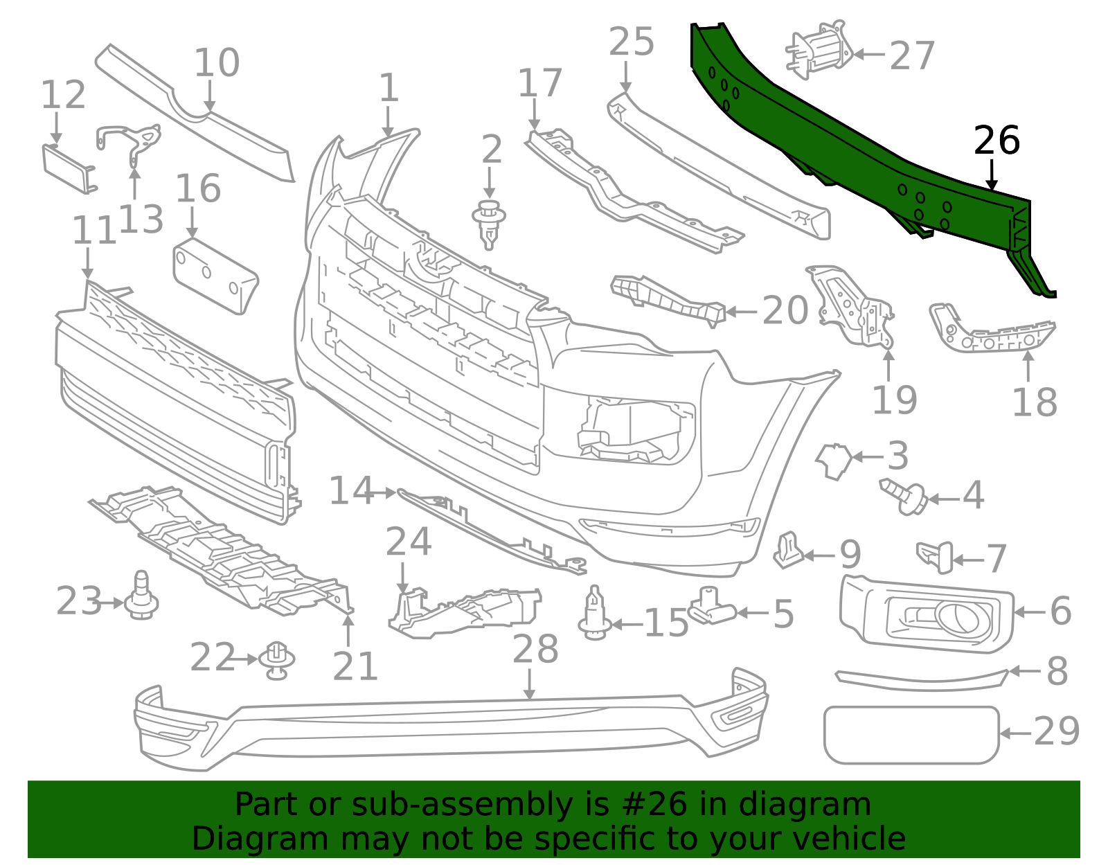 2014-2024 Toyota 4Runner Reinforcement 52021-35151 | Toyota Parts Center