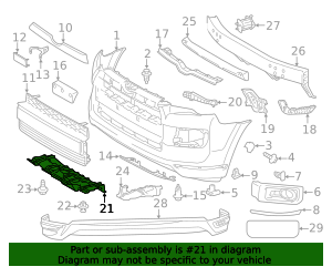 Genuine Toyota Lower Cover part# 52129-35040 for 2014-2024 Toyota ...