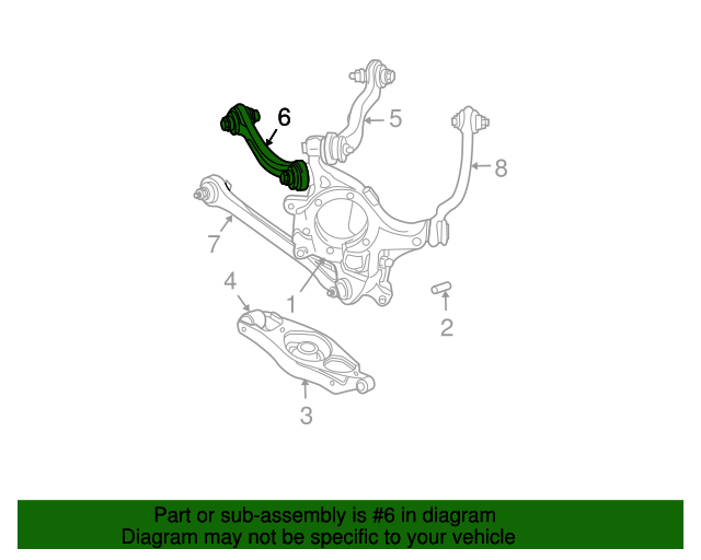 2013-2019 Mopar Ft Lateral Arm 68206294AB | TascaParts.com