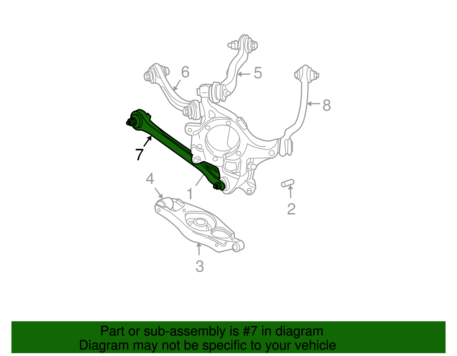 2005-2023 Mopar Track Bar 68184784AA | Mopar Parts Canada