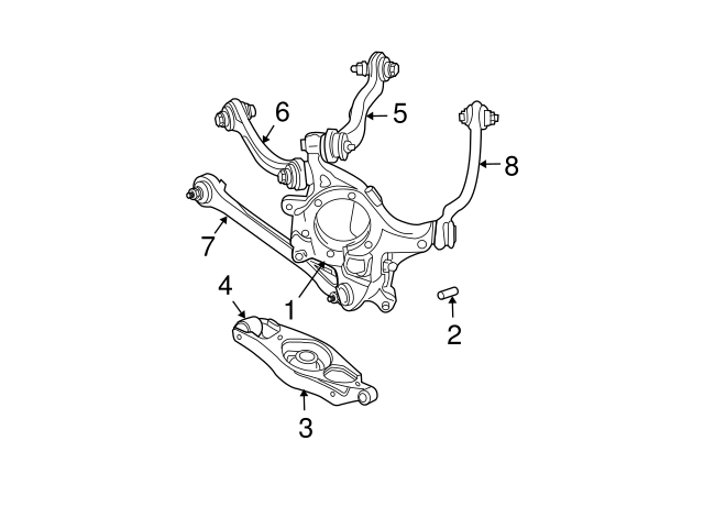 68240574AB - Rear Lateral Arm - 2015-2021 Mopar | Mopar Parts Canada