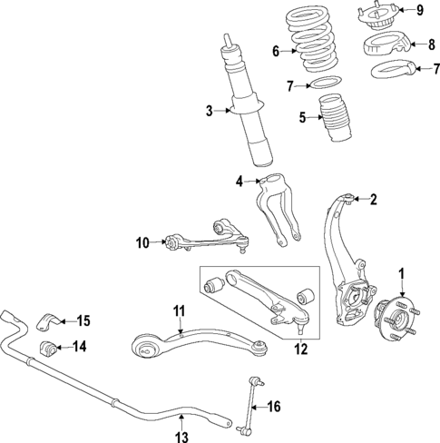 Front Suspension for 2017 Jaguar F-Pace | OEM Parts Online