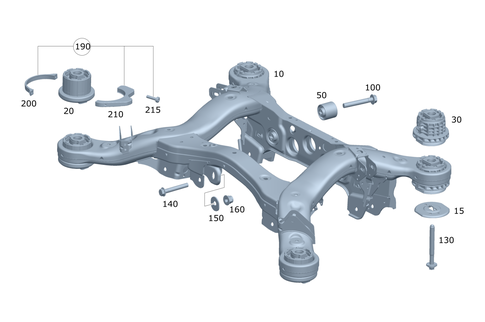Rear Axle Support for 2024 Mercedes-Benz Maybach GLS600 | Mercedes-Benz ...