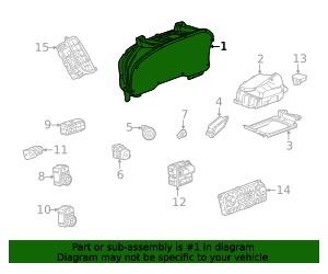 84857727 - Cluster 2021-2024 Chevrolet | GM Parts Warehouse