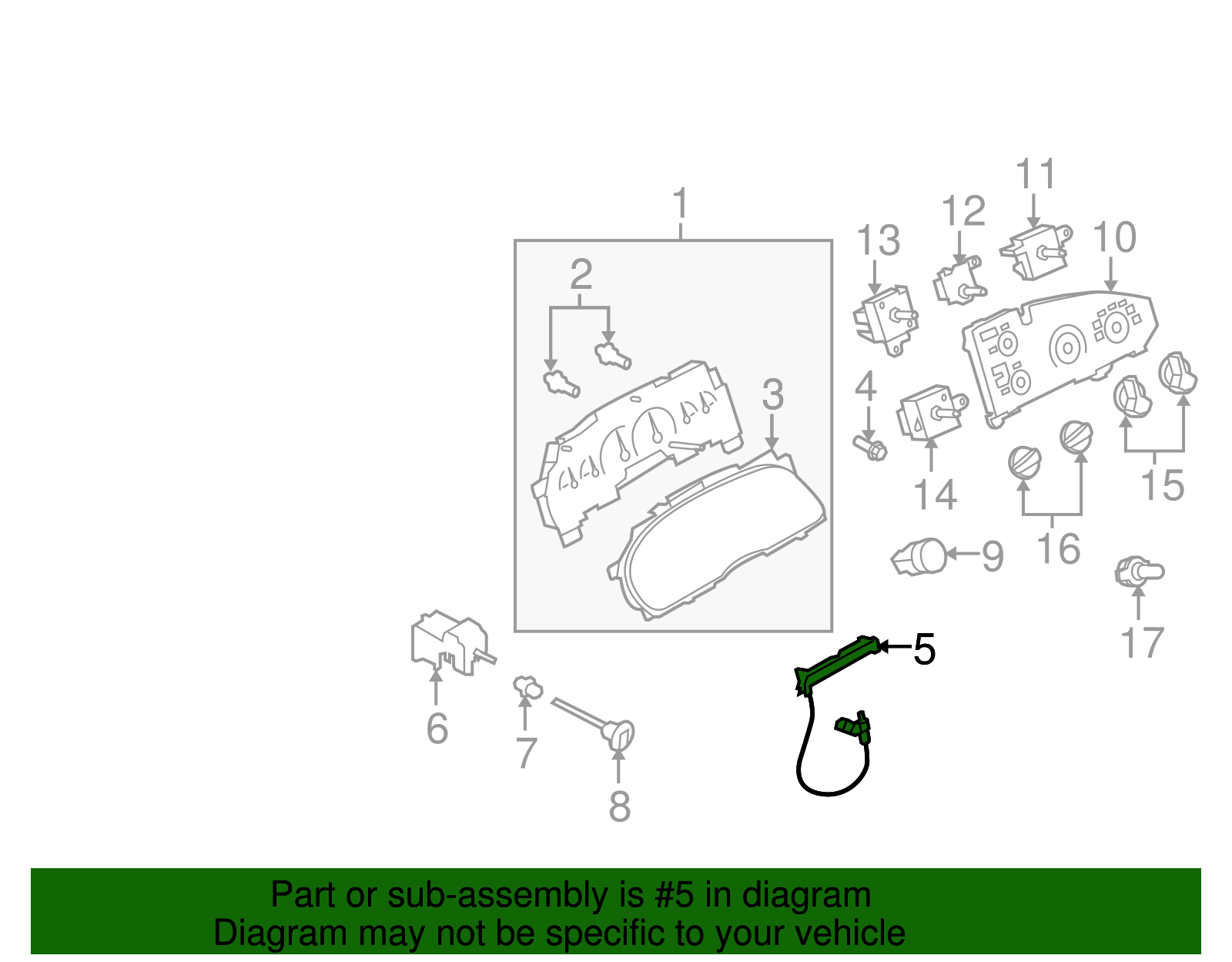 2008 Ford Automatic Transmission Shift Indicator NC2Z-7A110-B | Blue ...