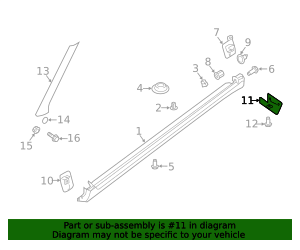 93883-5RB0A - Deflector 2018-2024 Nissan Kicks | Nissan Parts ...
