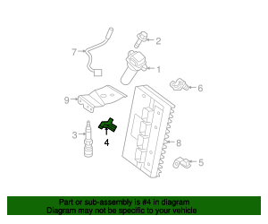 2007-2011 Mopar Engine Crankshaft Position Sensor 5029811AD ...