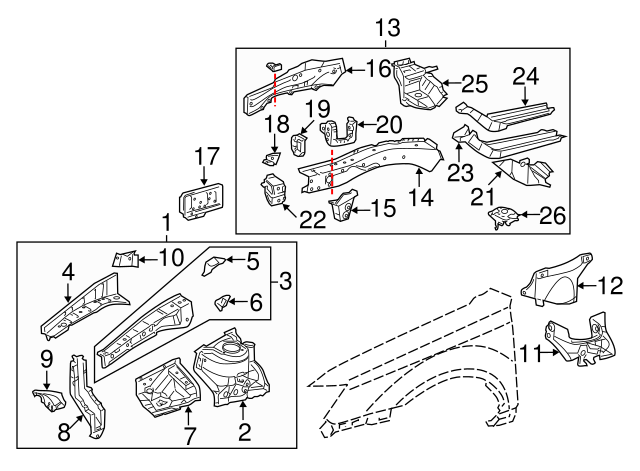 2005-2012 Toyota Insulator 53784-07010 | Toyota Parts