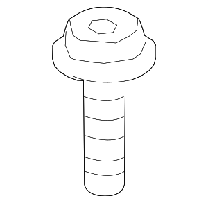 Genuine OEM Bumper Cover Screw | 000000-000825 | Fits Select 2010-2018 ...