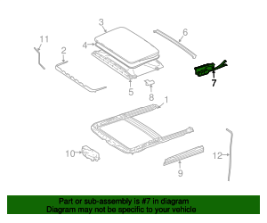 164-780-01-19 - Slide Rail 2007-2012 Mercedes-Benz | Mercedes-Benz USA ...