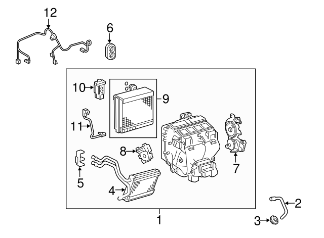 2007-2013 Toyota HVAC Blend Door Actuator 87106-33260 | OEM Parts Online