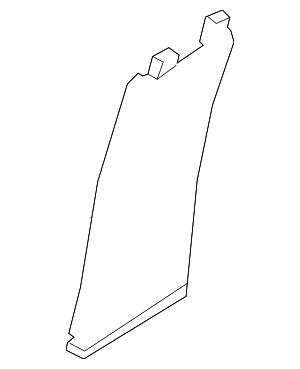 3G8-867-291-82V - Lower Center Pillar Trim - 2019-2023 Volkswagen ...