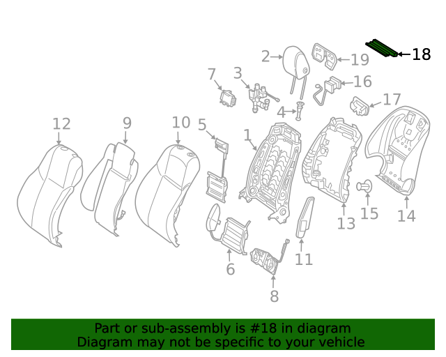 205-919-47-00 - Adapter Upper Bracket 2019-2021 Mercedes-Benz ...