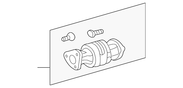 18160-RCA-A00 - Converter - 2003 2004 Honda Accord | Genuine Honda Parts