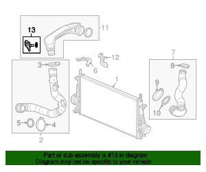 Genuine Coolant Temp Sensor for 2006-2011 Saab | Part# 12639899 | Over ...